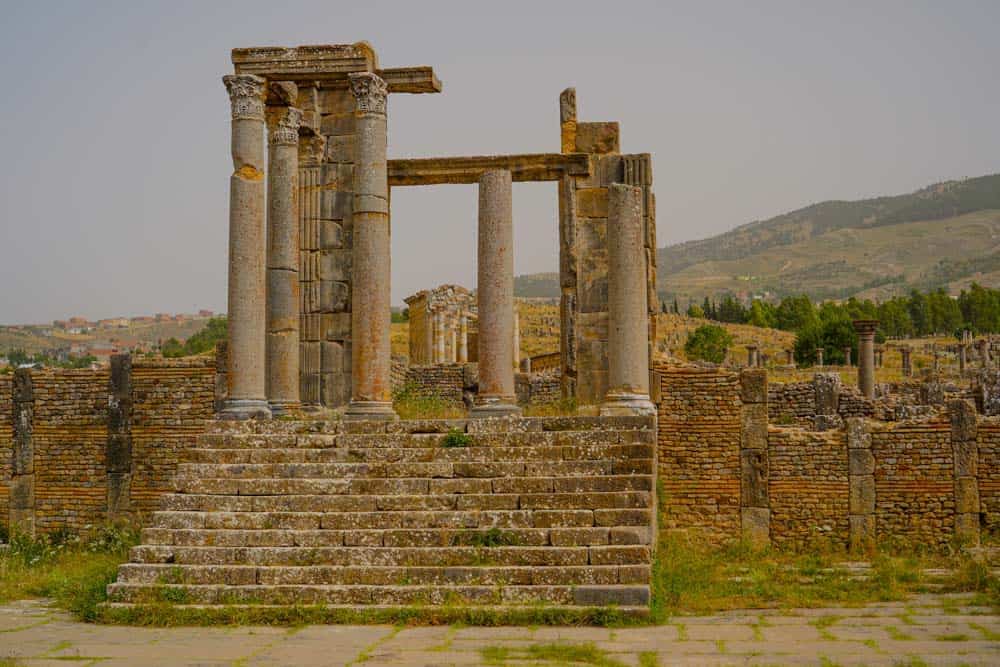 Djemila Roman Ruins, A Unesco World Herritage Sites In Algeria ...